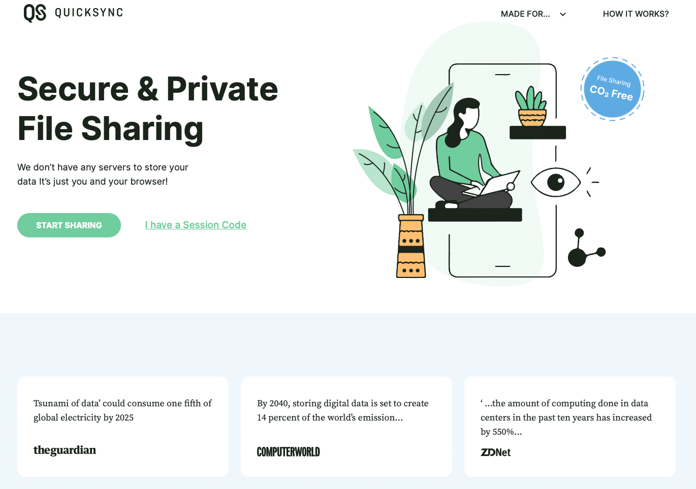 June 2021: New design and Landing pages for quicksync.me - RoboSystems ...